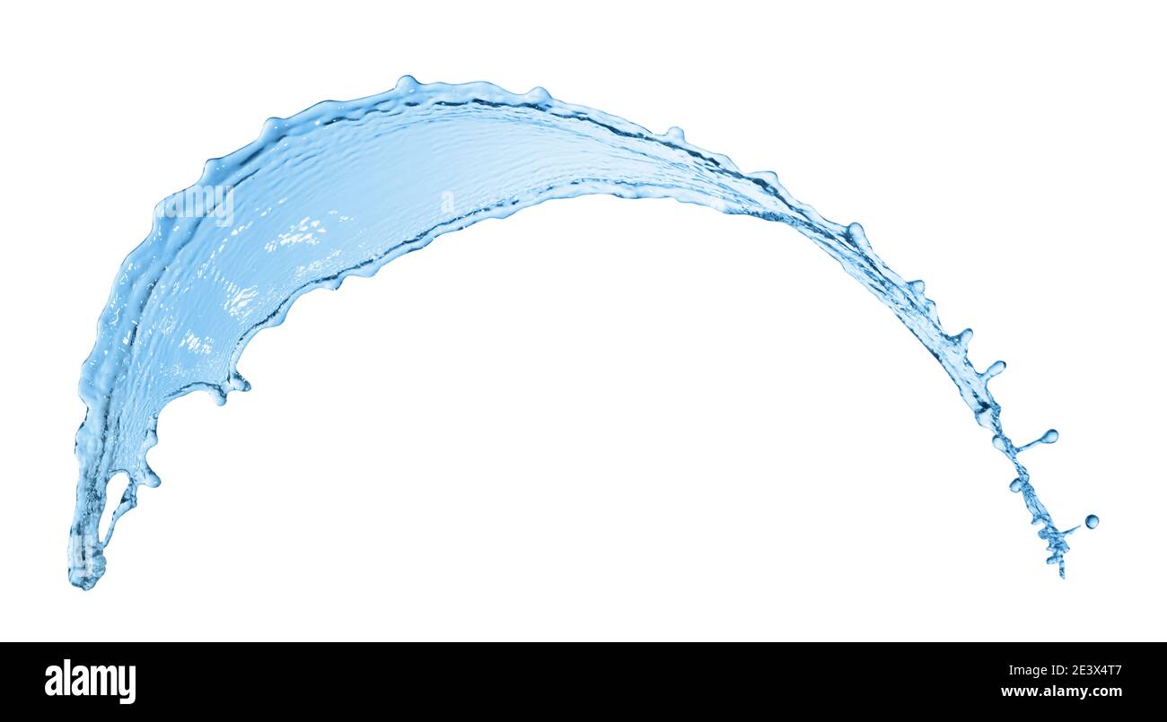 Water splash isolated on white background with clipping path Stock ...