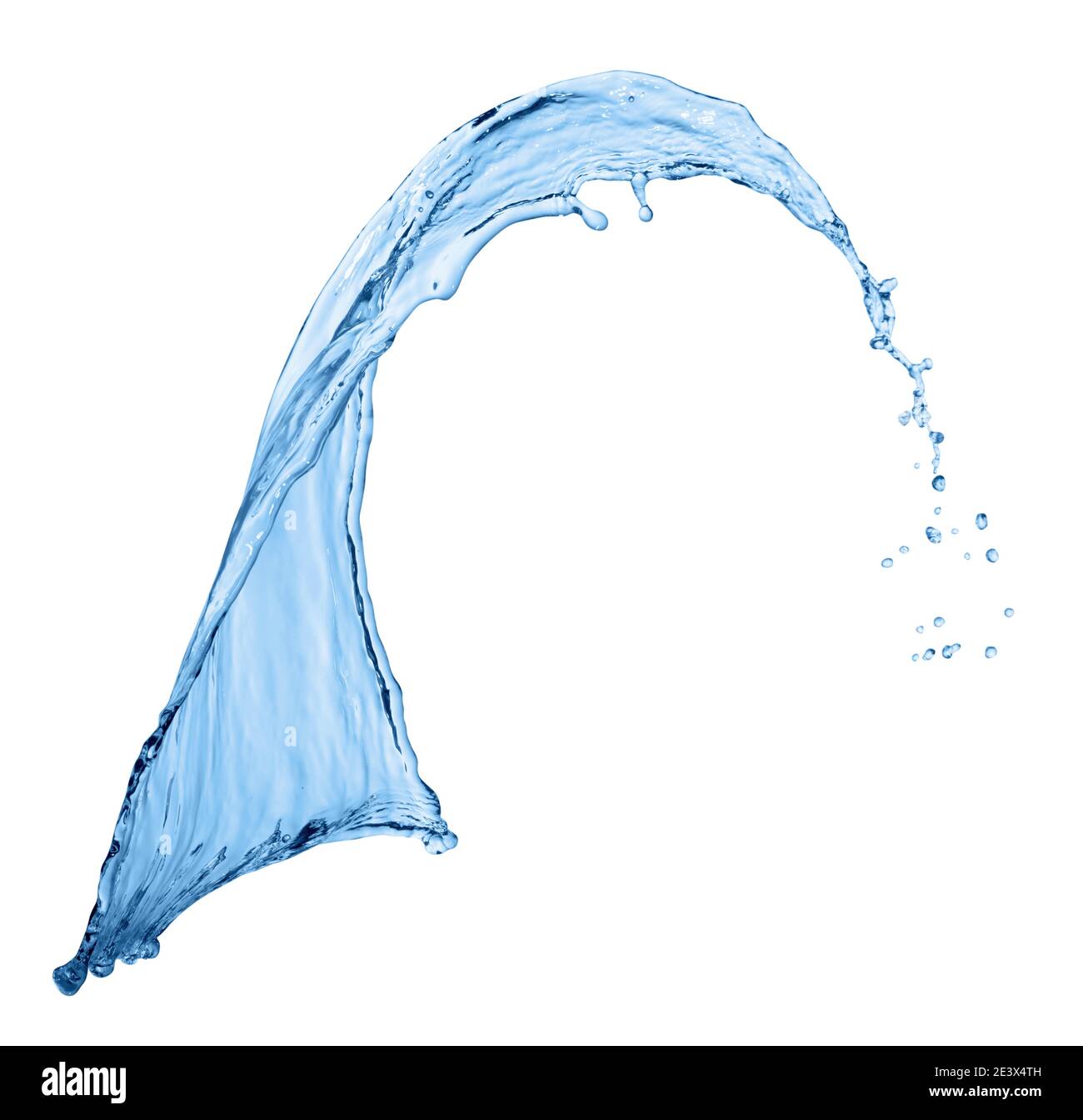 Water splash isolated on white background with clipping path Stock ...