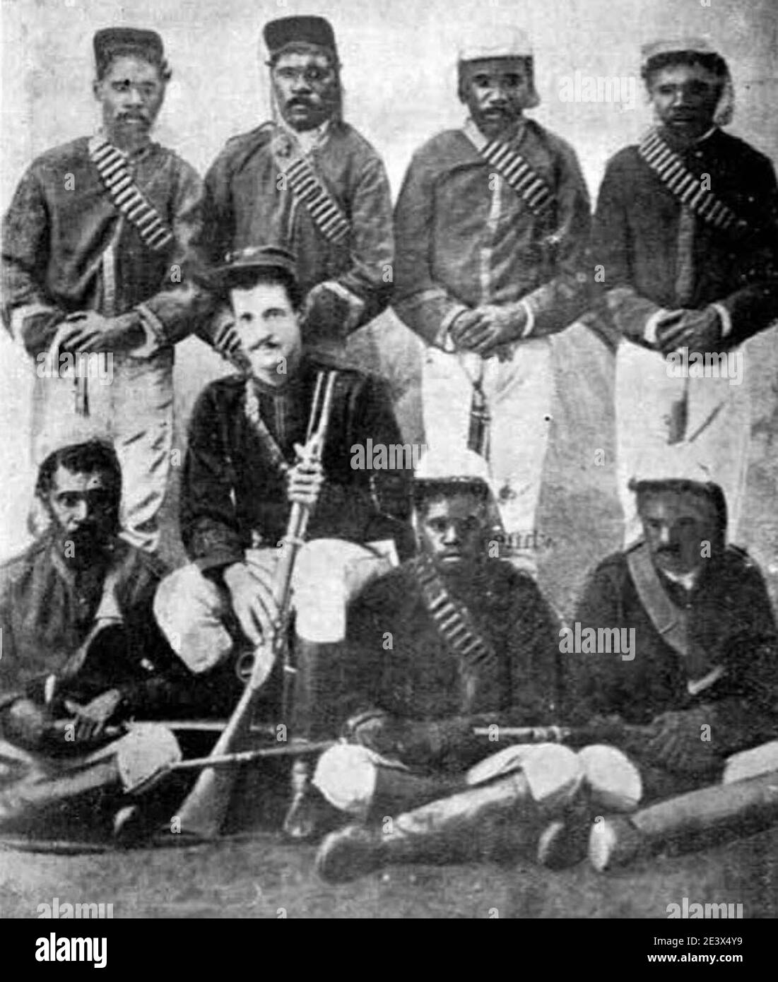 A section of Native Police Stock Photo - Alamy