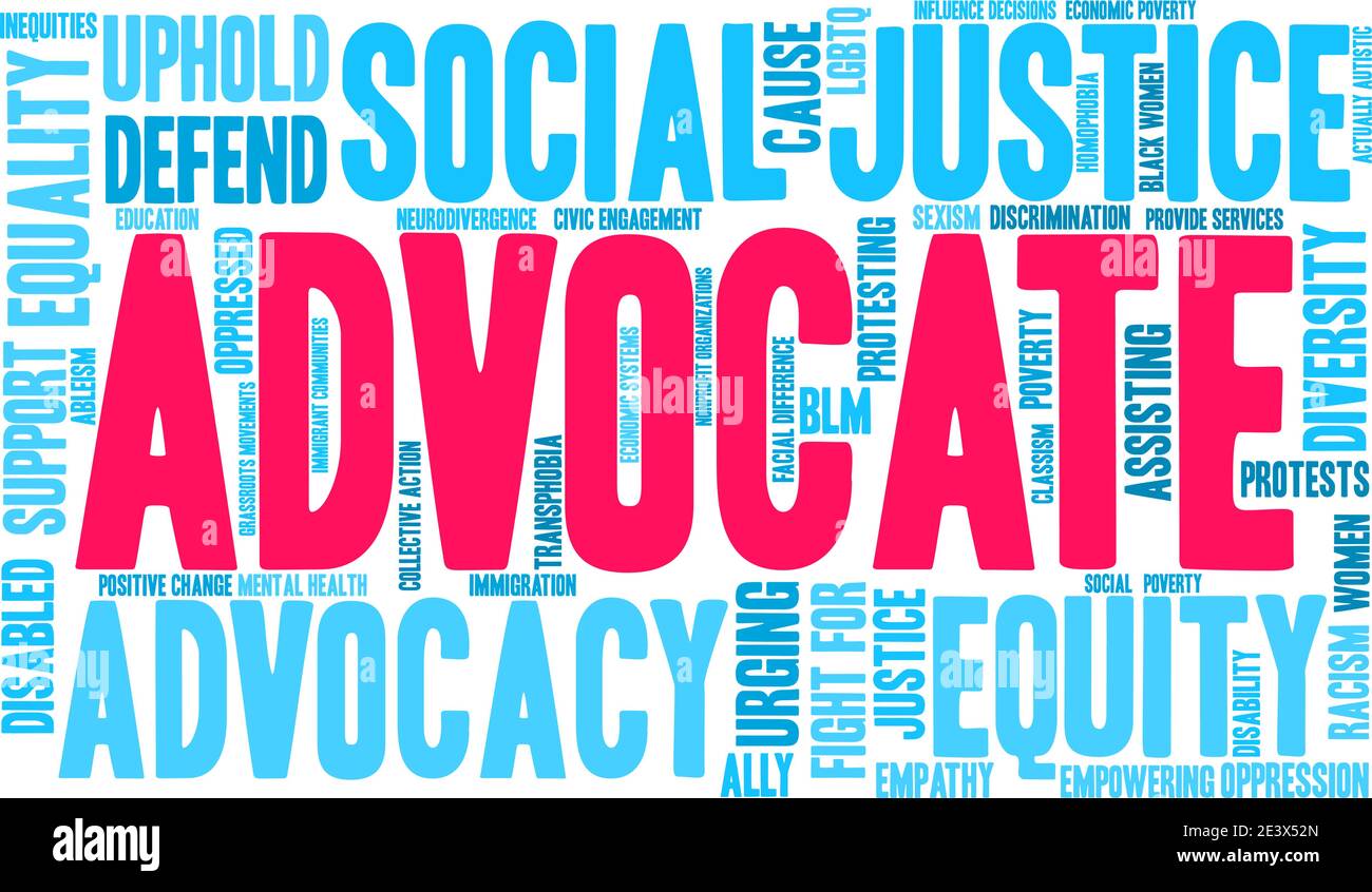 Advocate word cloud on a white background Stock Vector Image & Art - Alamy