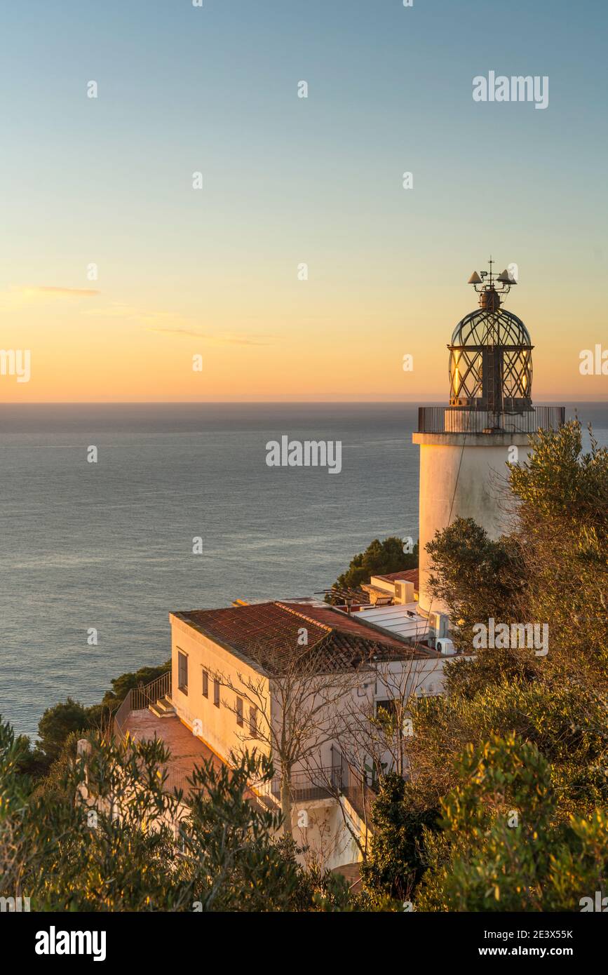 LIGHTHOUSE MUNTANYA DE SANT SEBASTIA DE LA GUARDA LLAFRANC COSTA BRAVA ...