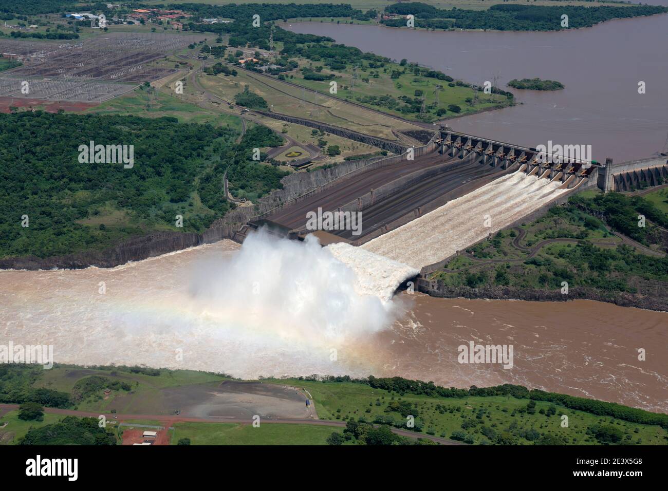 Aerial view of the iguacu falls hi-res stock photography and images - Alamy