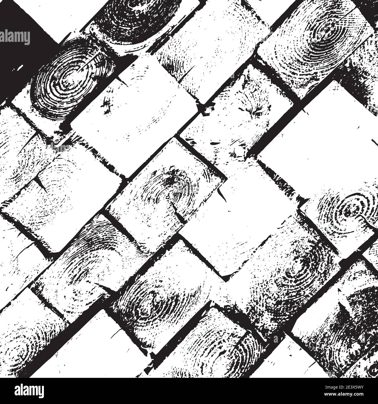 Tree stump log end Stock Vector Images - Alamy