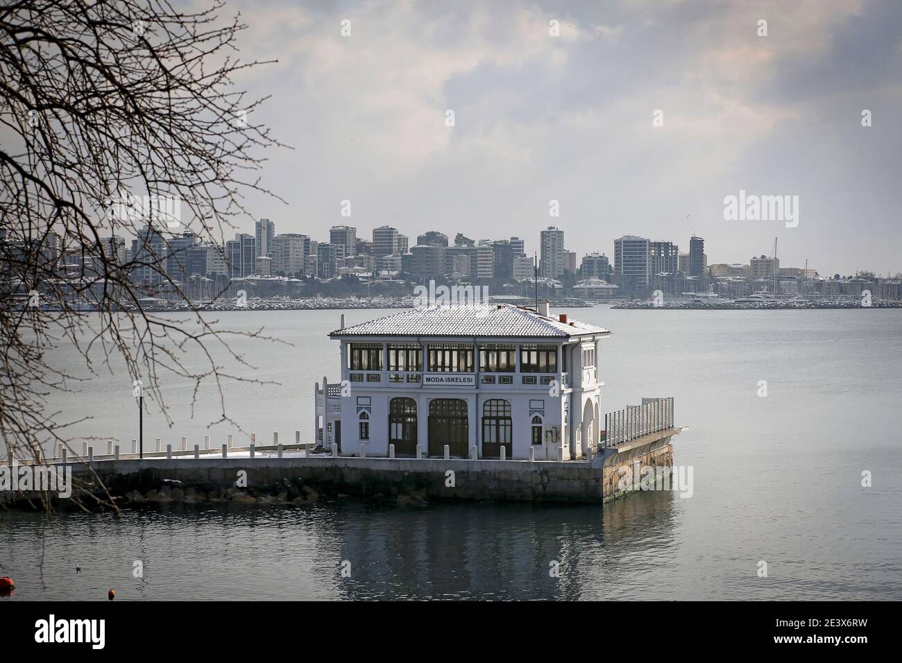 istanbul,Turkey - 18 January 2021 : Historic Moda Pier Stock Photo - Alamy