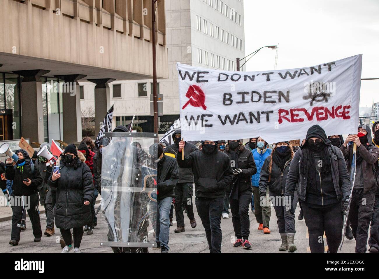 Anarchy political rally hi-res stock photography and images - Alamy
