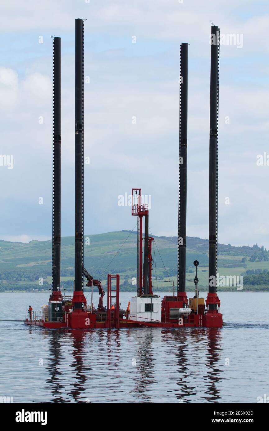 Skate 3, a multi-purpose jack-up barge operated by geotechnical ...