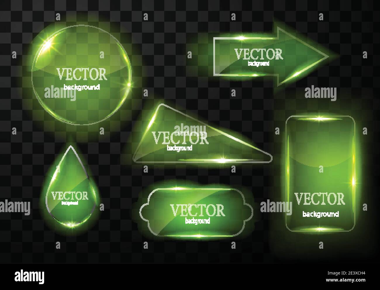 Glass vector button plane. Easy editable background Stock Vector Image & Art - Alamy