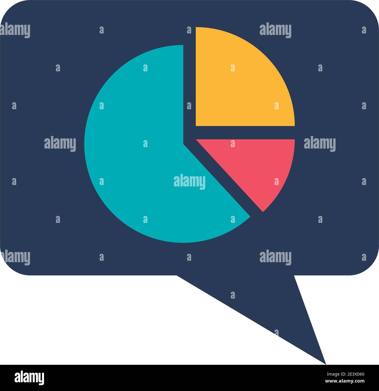 infographic bars chart in bubble flat style icon design, data analysis ...
