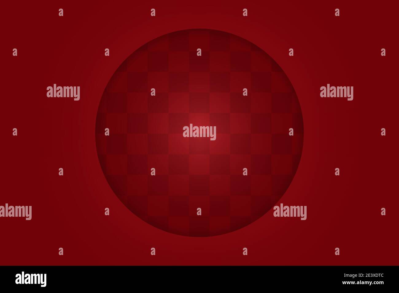 Big round frame icon on red backgrounds. Vector illustration Stock ...