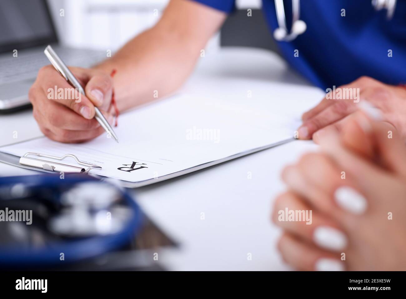 Doctor prescription pad hi-res stock photography and images - Alamy