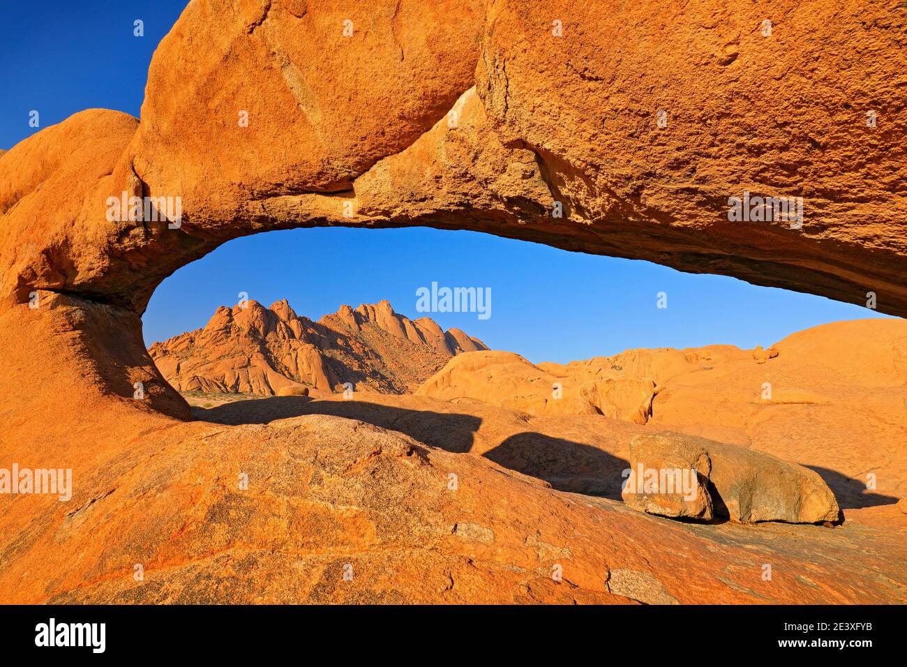 Spitzkoppe, beautiful hill in Namibia. Rock monument in the nature ...