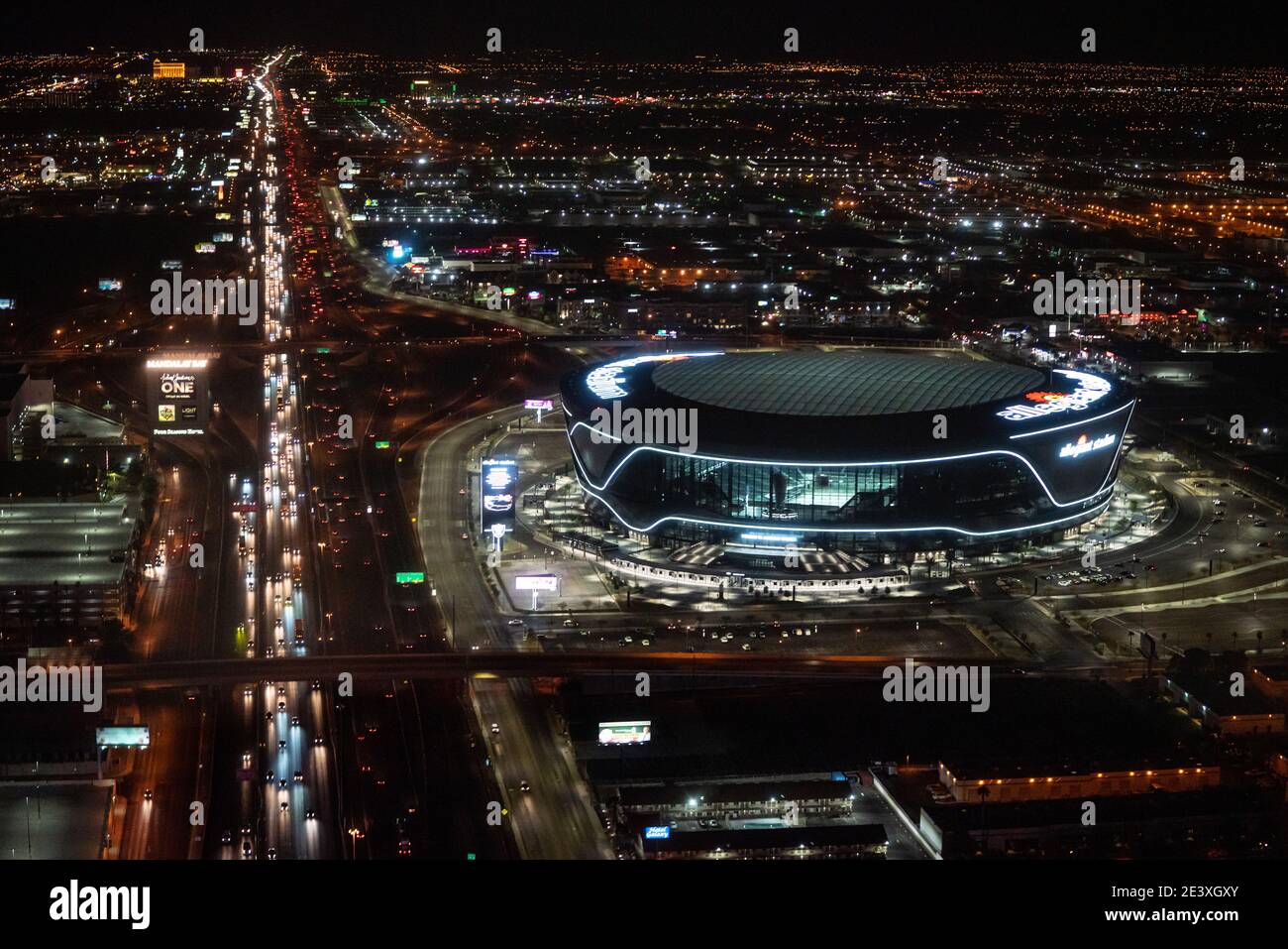 Allegiant stadium hi-res stock photography and images - Alamy