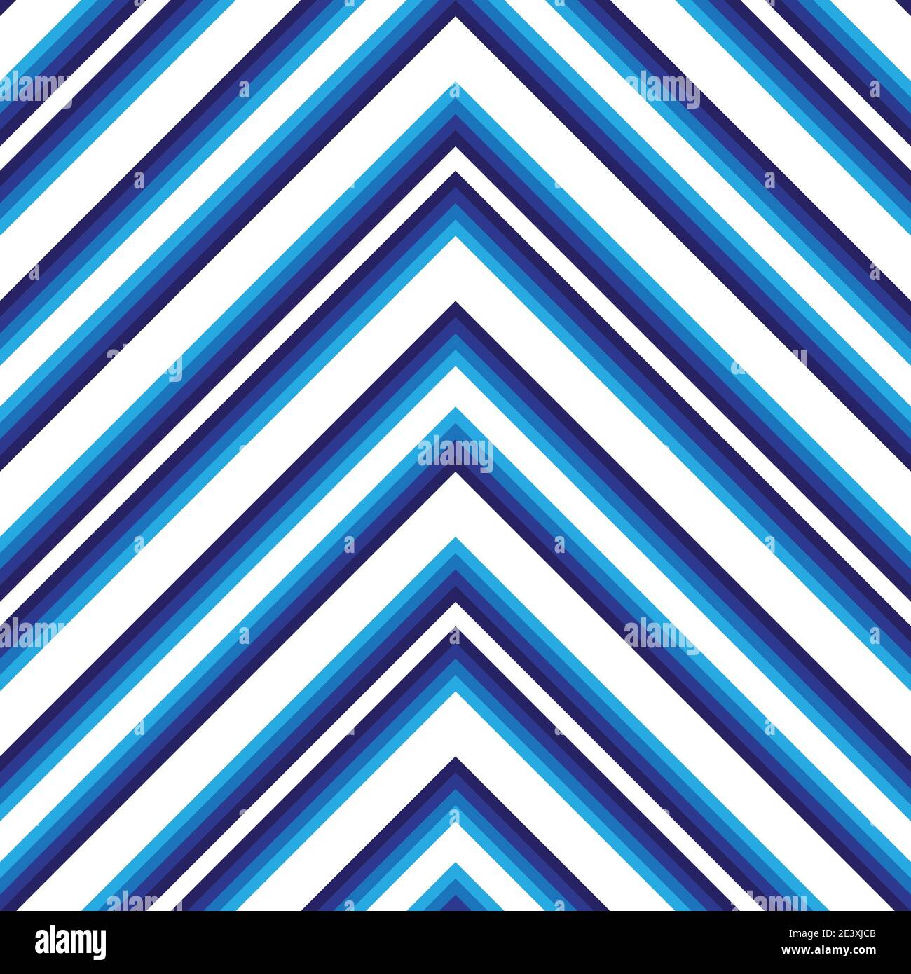 Blue Chevron diagonal striped seamless pattern background suitable for ...