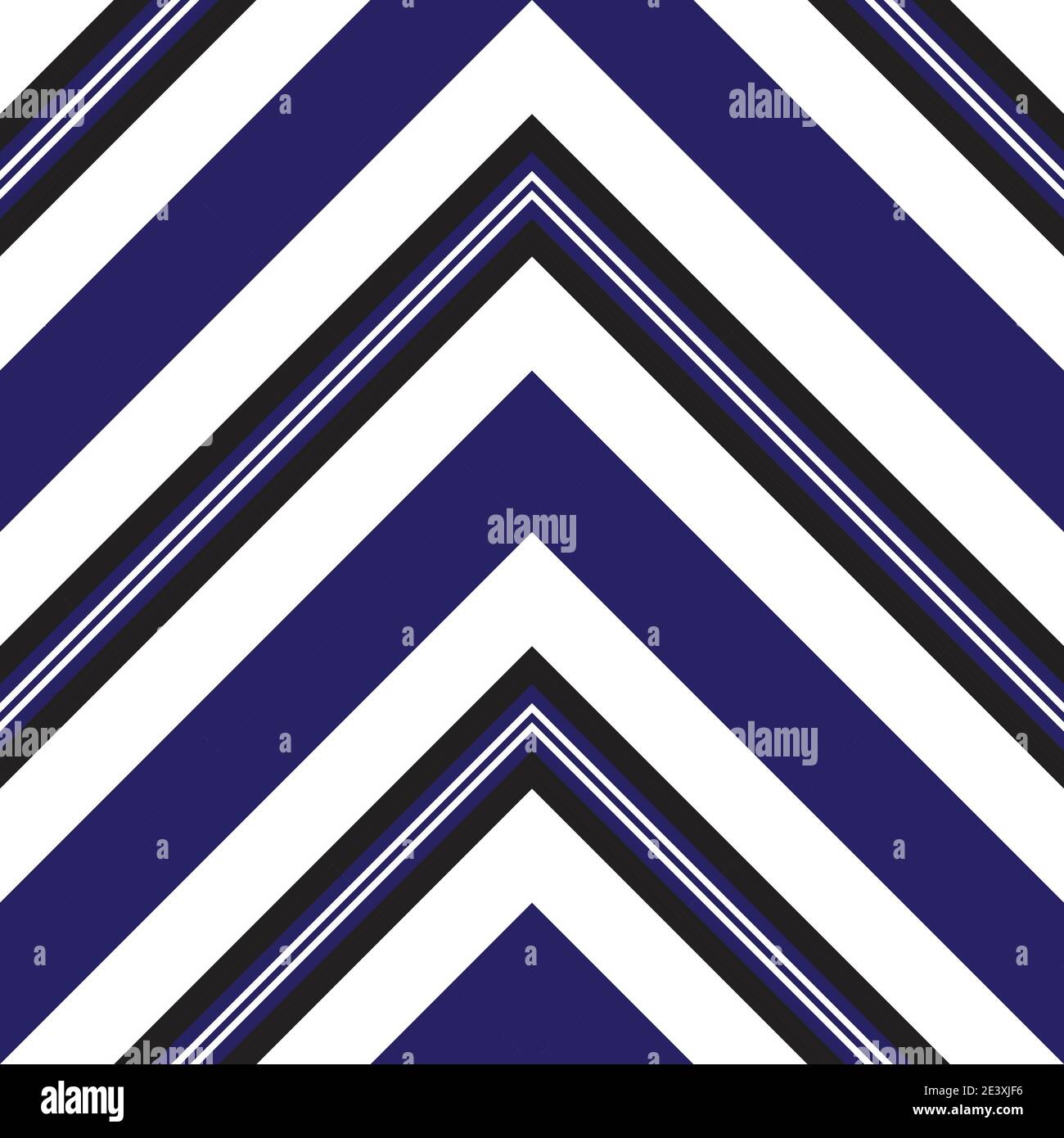 Blue Chevron diagonal striped seamless pattern background suitable for ...