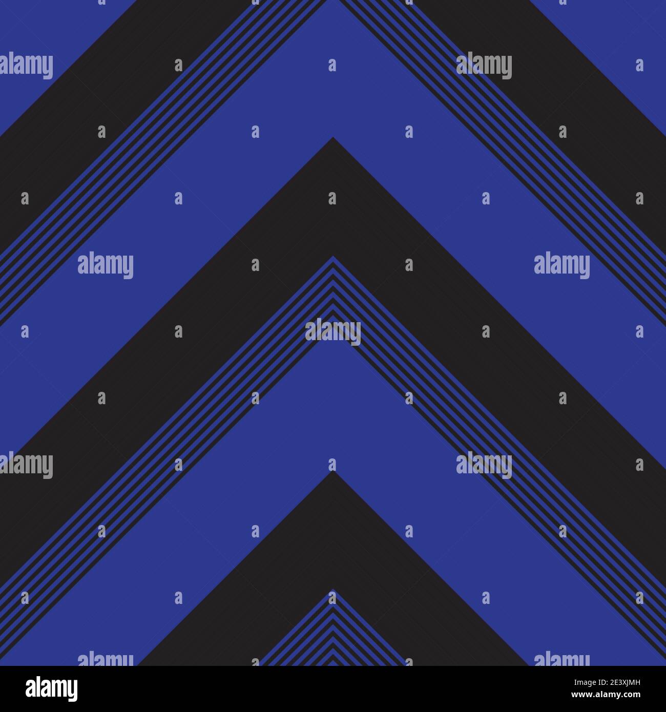Blue Chevron diagonal striped seamless pattern background suitable for ...