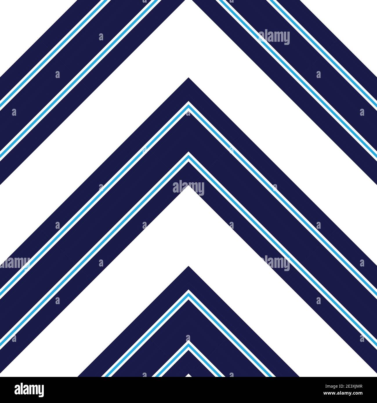 Blue Chevron diagonal striped seamless pattern background suitable for ...