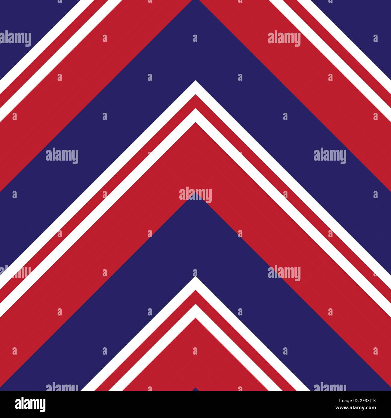 Red and Blue Chevron diagonal striped seamless pattern background ...