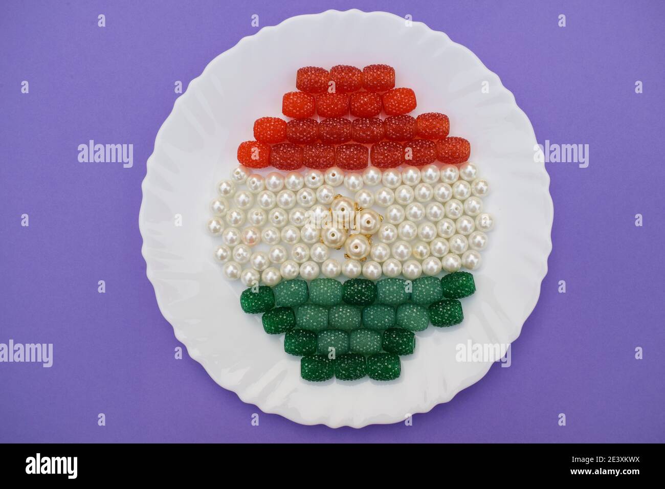 Tri color flag india hi-res stock photography and images - Alamy