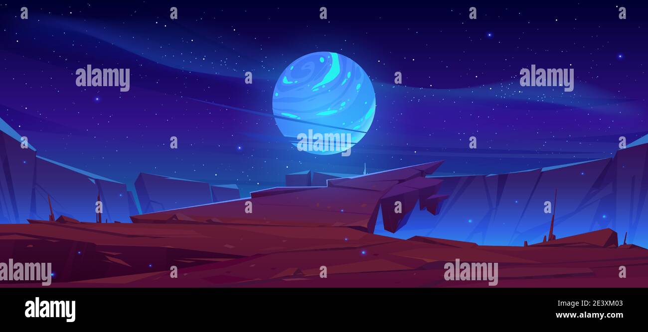 Planet Surface Background
