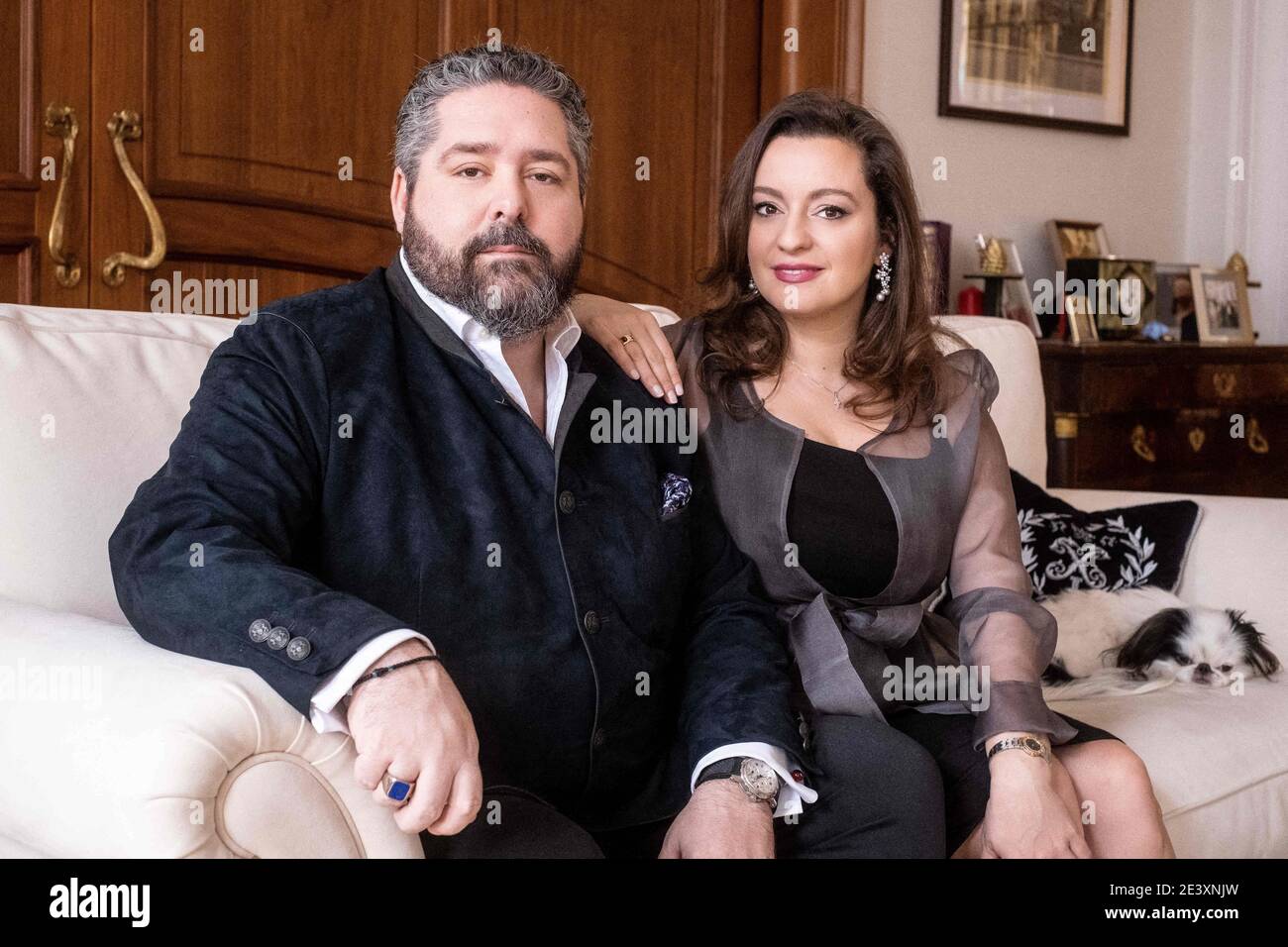 Photo session of Grand Duke George Mikhailovich of Russia, (Georgi ...