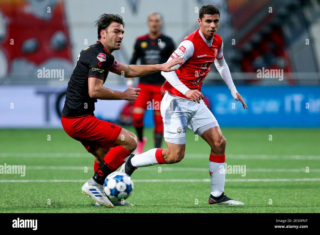 MAASTRICHT, NETHERLANDS - JANUARY 19: L-R: Sander Fischer of Excelsior ...