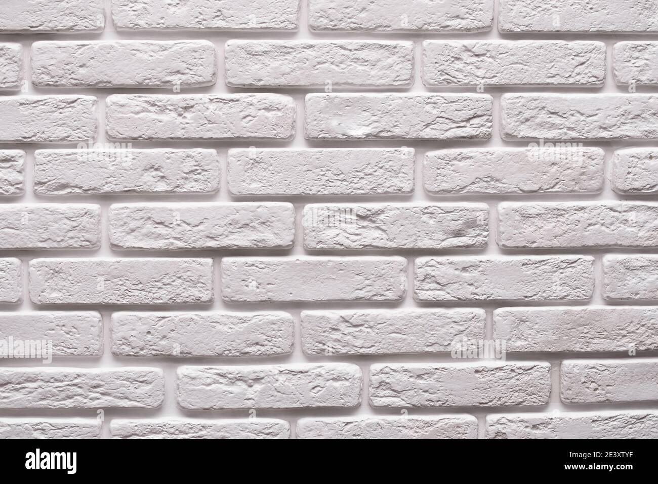 Modern white brick wall texture for background with copy space Stock ...