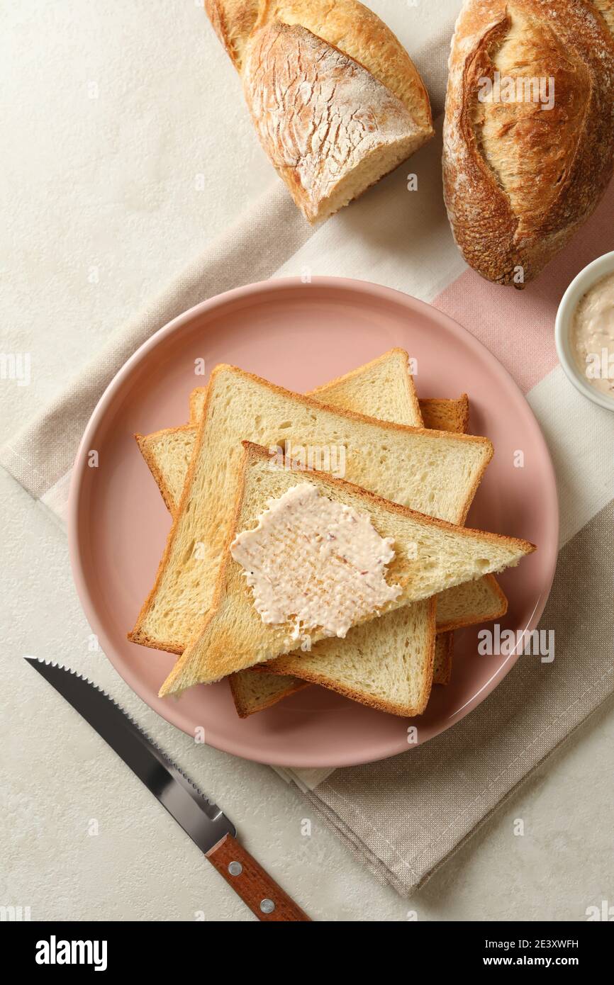 Healthy breakfast concept toasts hi-res stock photography and images ...