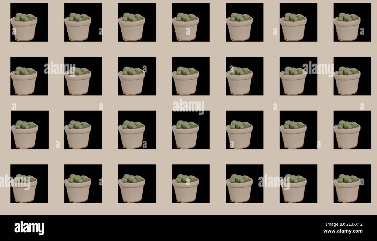 Seamless repeating pattern succulent plant hi-res stock photography and ...