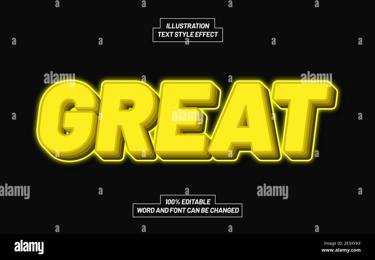 Great yellow Stock Vector Images - Alamy