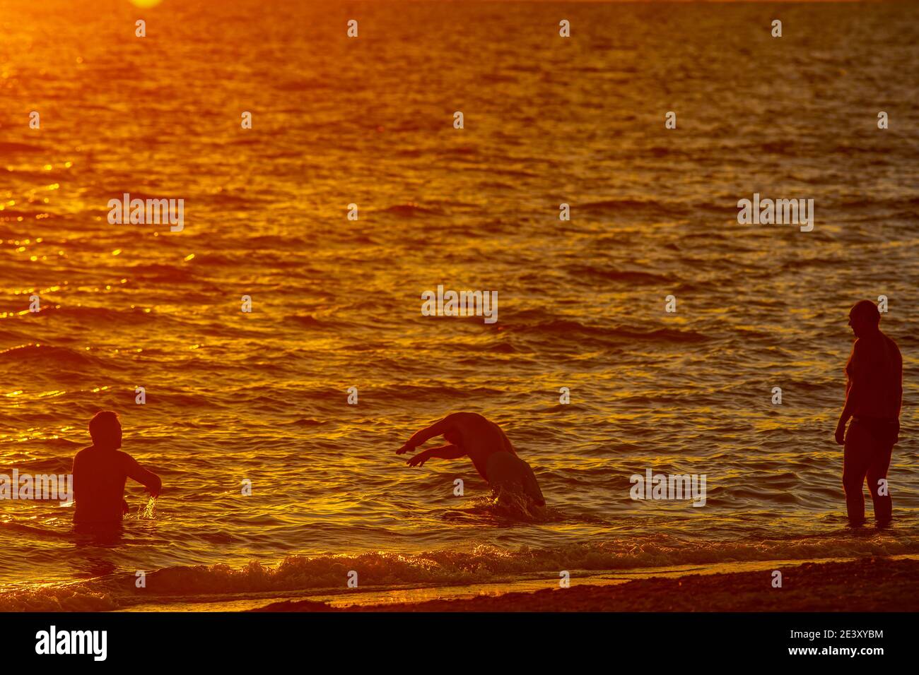 Greece man sea diving hi-res stock photography and images - Alamy