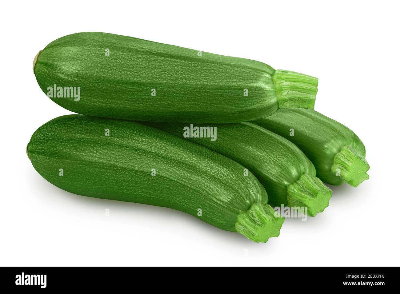 Fresh whole zucchini isolated on white background with clipping path ...