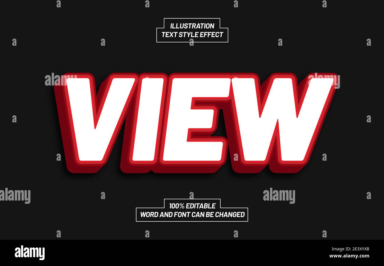 Font view Stock Vector Images - Alamy