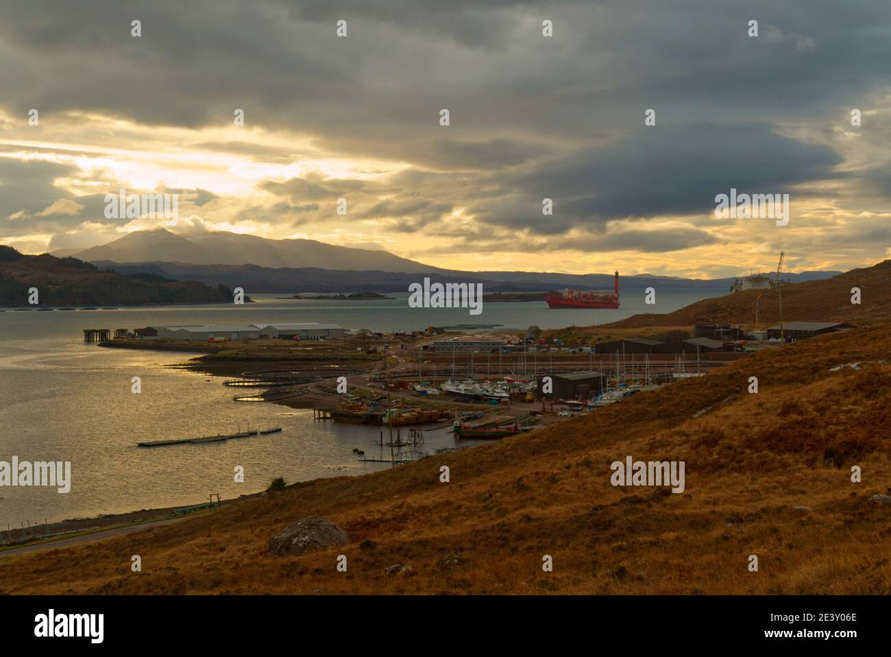 Kishorn port, Wester Ross Stock Photo - Alamy