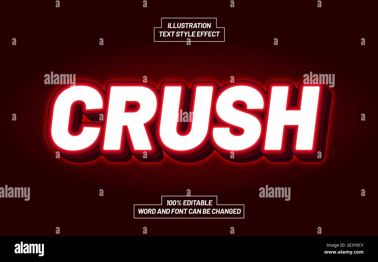 Crush 3d Stock Vector Images - Alamy
