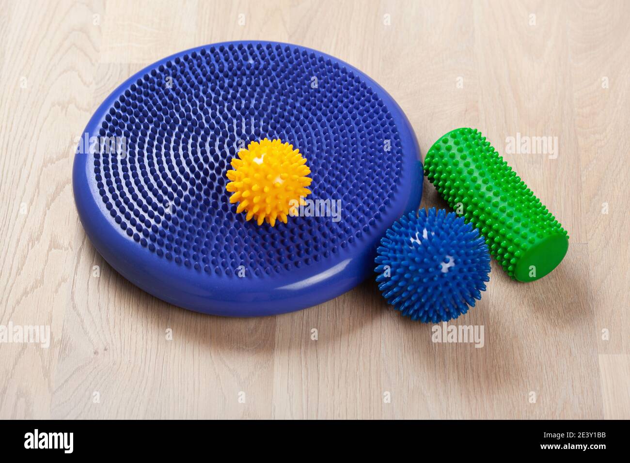 massage rubber balls, balance cushion and roller for self massage and ...