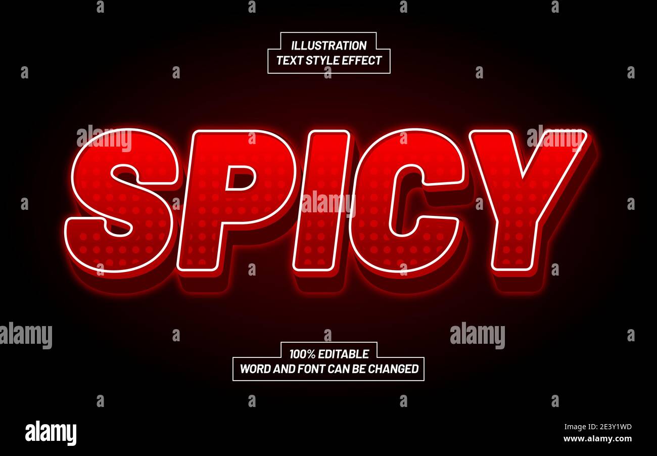 Spicy font hi-res stock photography and images - Alamy