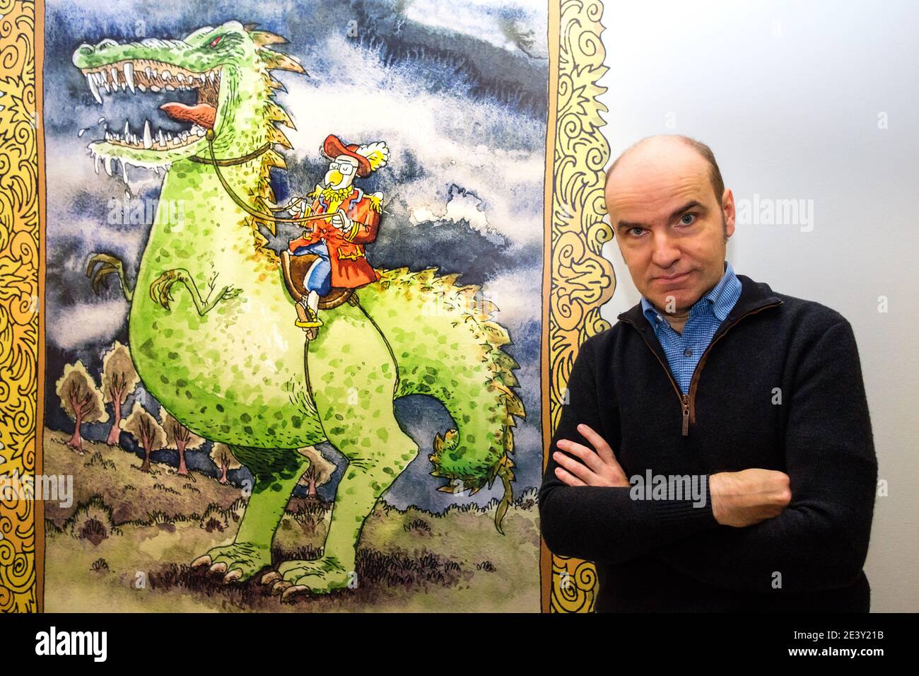 Lewis Trondheim on January 29, 2020: French cartoonist at the 45th ...