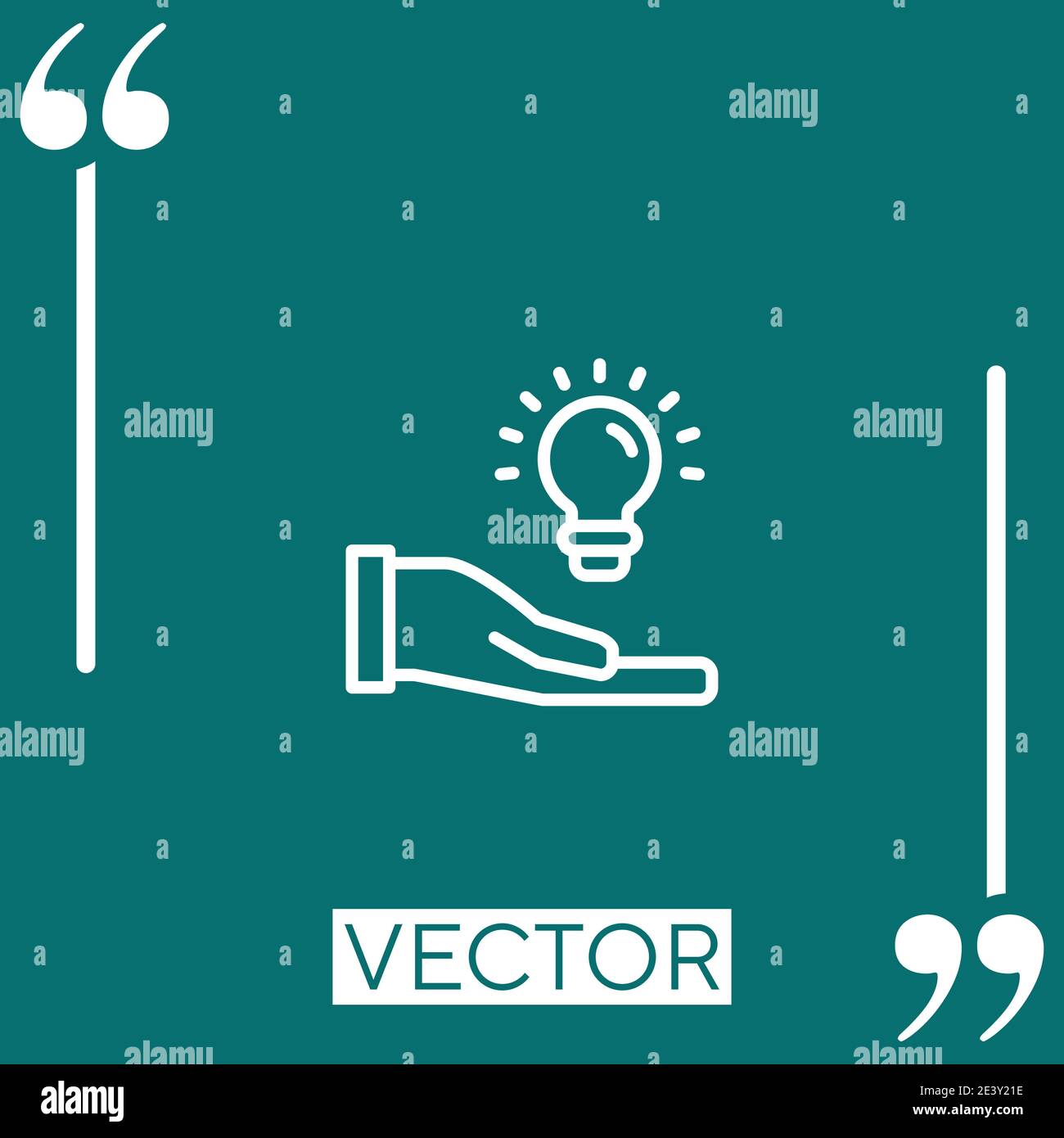 knowledge vector icon Linear icon. Editable stroked line Stock Vector ...