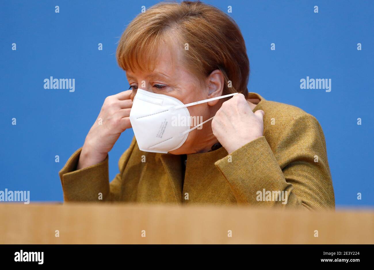 Berlin, Germany. 21st Jan, 2021. German Chancellor Angela Merkel (CDU ...