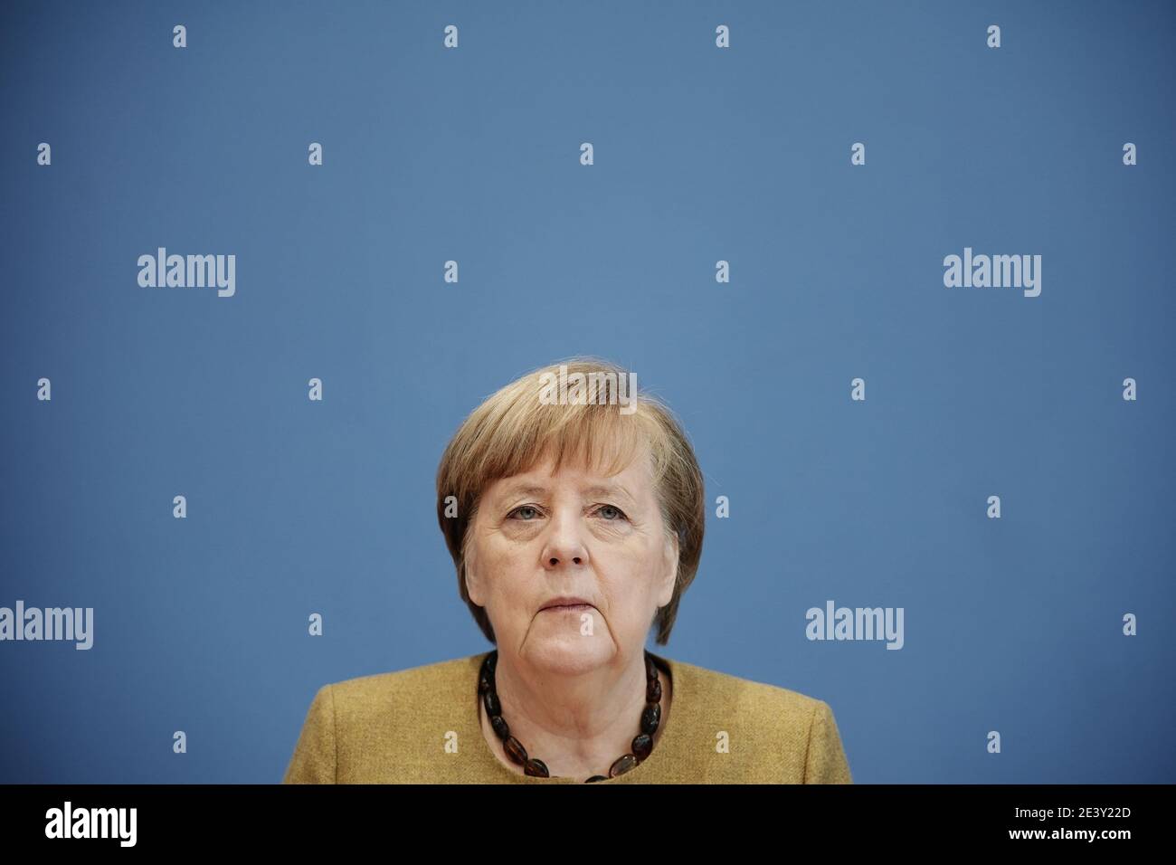Berlin, Germany. 21st Jan, 2021. Federal Chancellor Angela Merkel (CDU ...