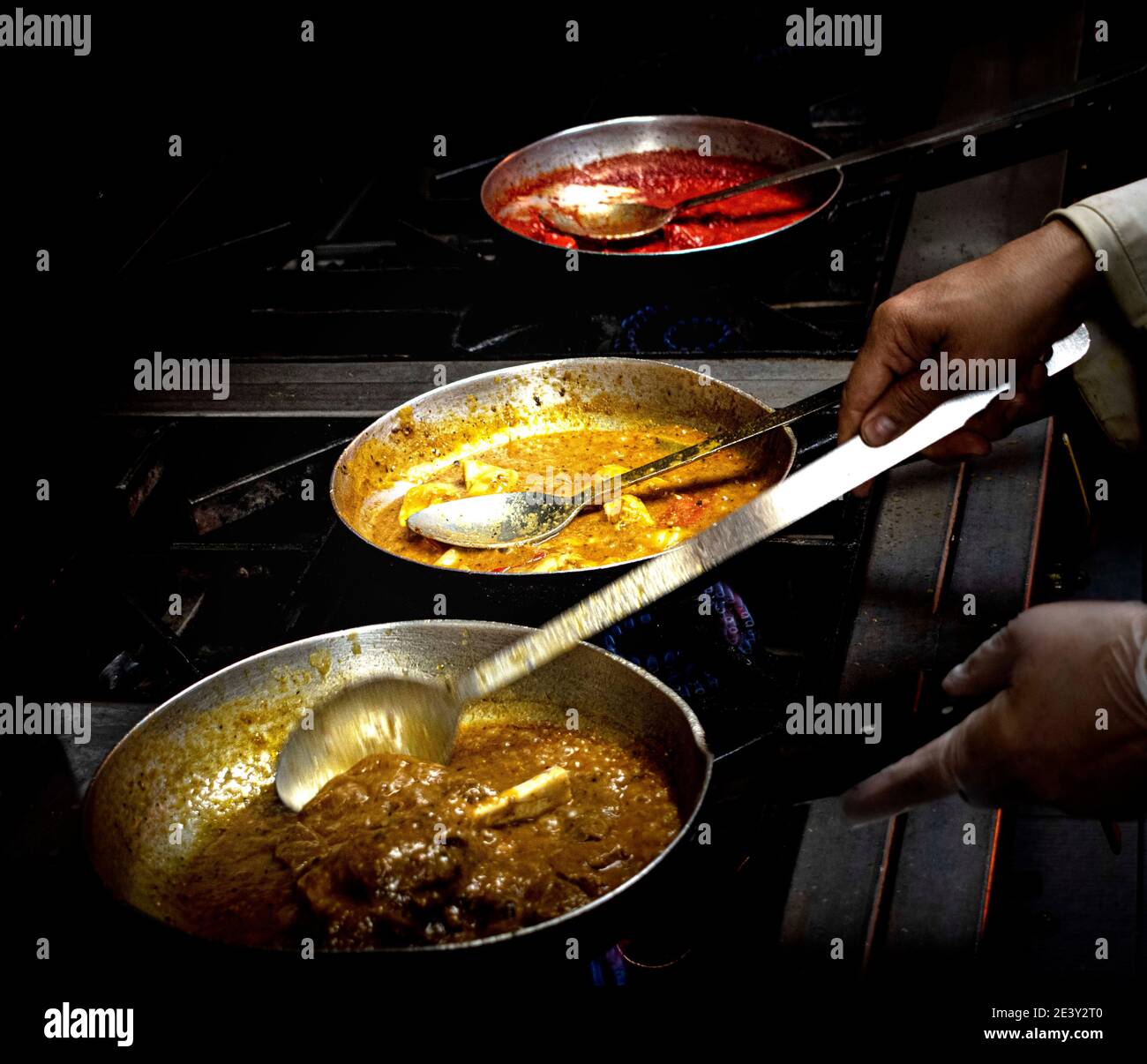 Fresh indian home cooking hi-res stock photography and images - Alamy