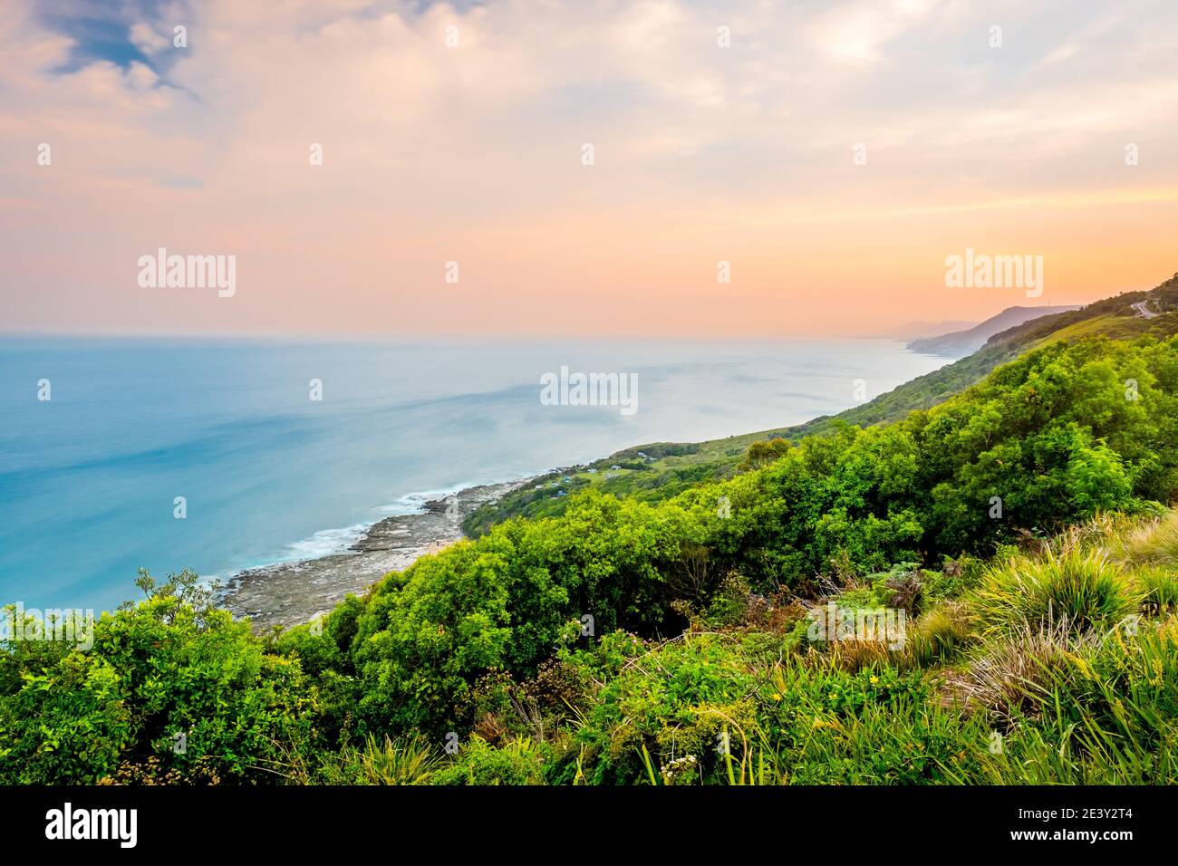 Sunset Scape Viewed by Otford Lookout Stock Photo - Alamy