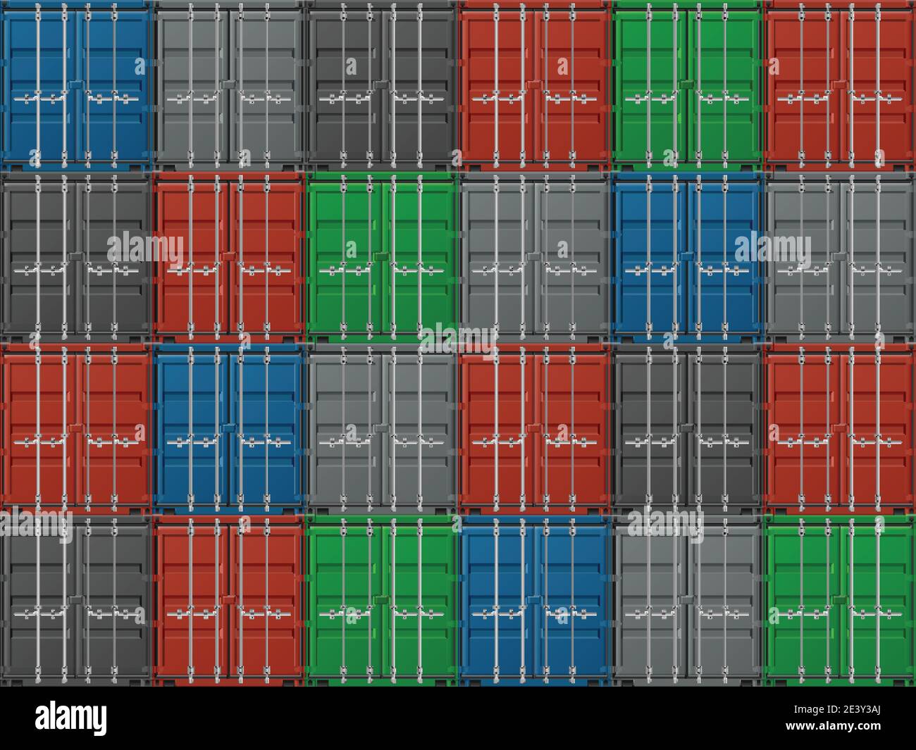 Shipment containers background Stock Vector Images - Alamy