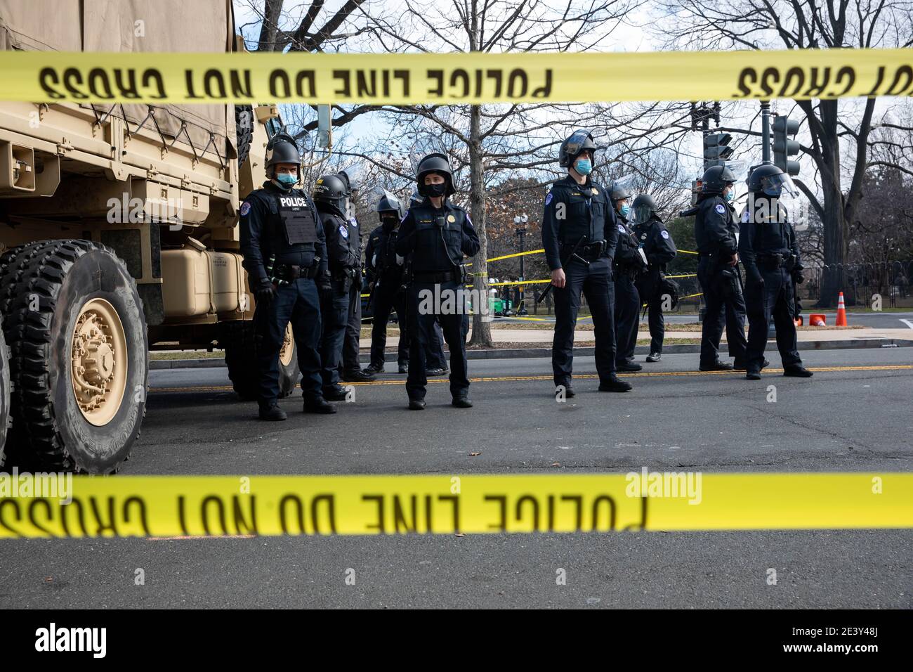 2021 inauguration police hi-res stock photography and images - Alamy