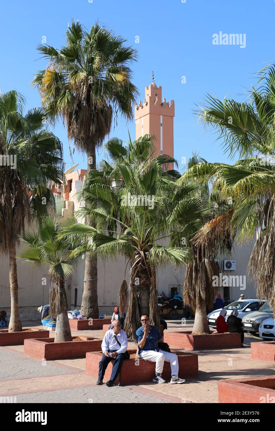 Man Resting by the Souk Al Had in Agadir,Morocco Stock Photo - Alamy