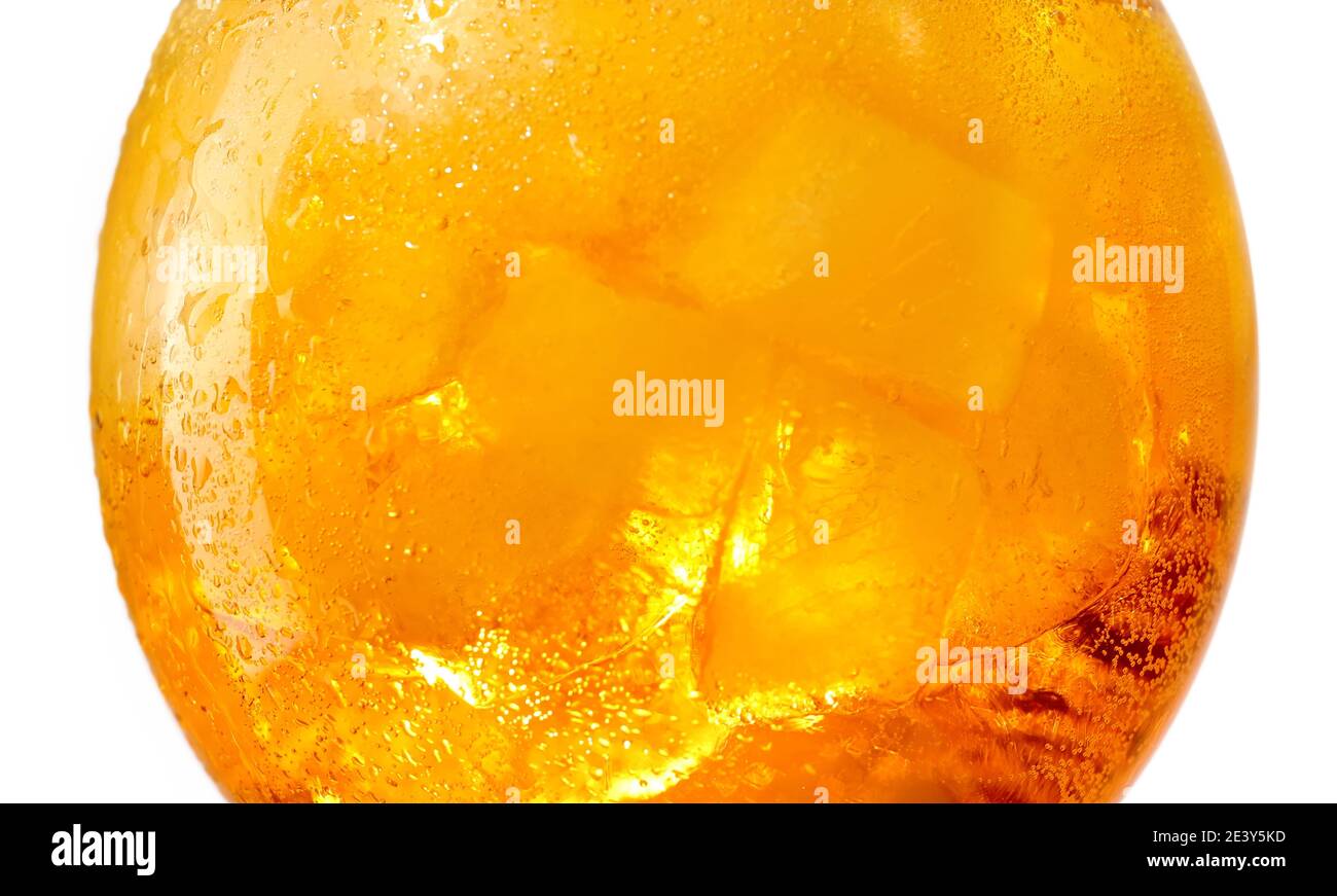Orange soda bubbles texture hi-res stock photography and images - Alamy