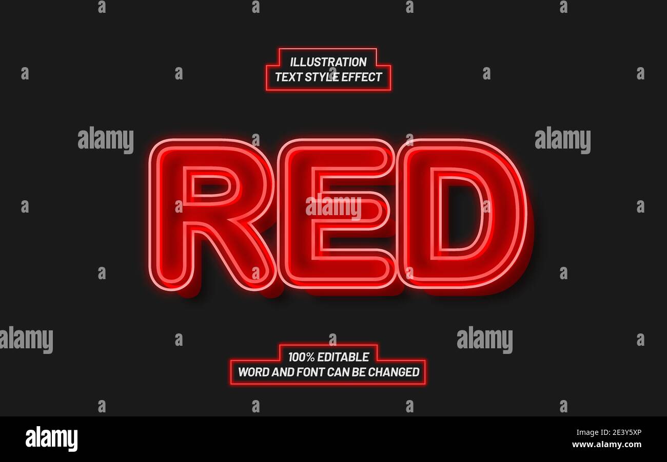 Editable text mockup Stock Vector Images - Alamy