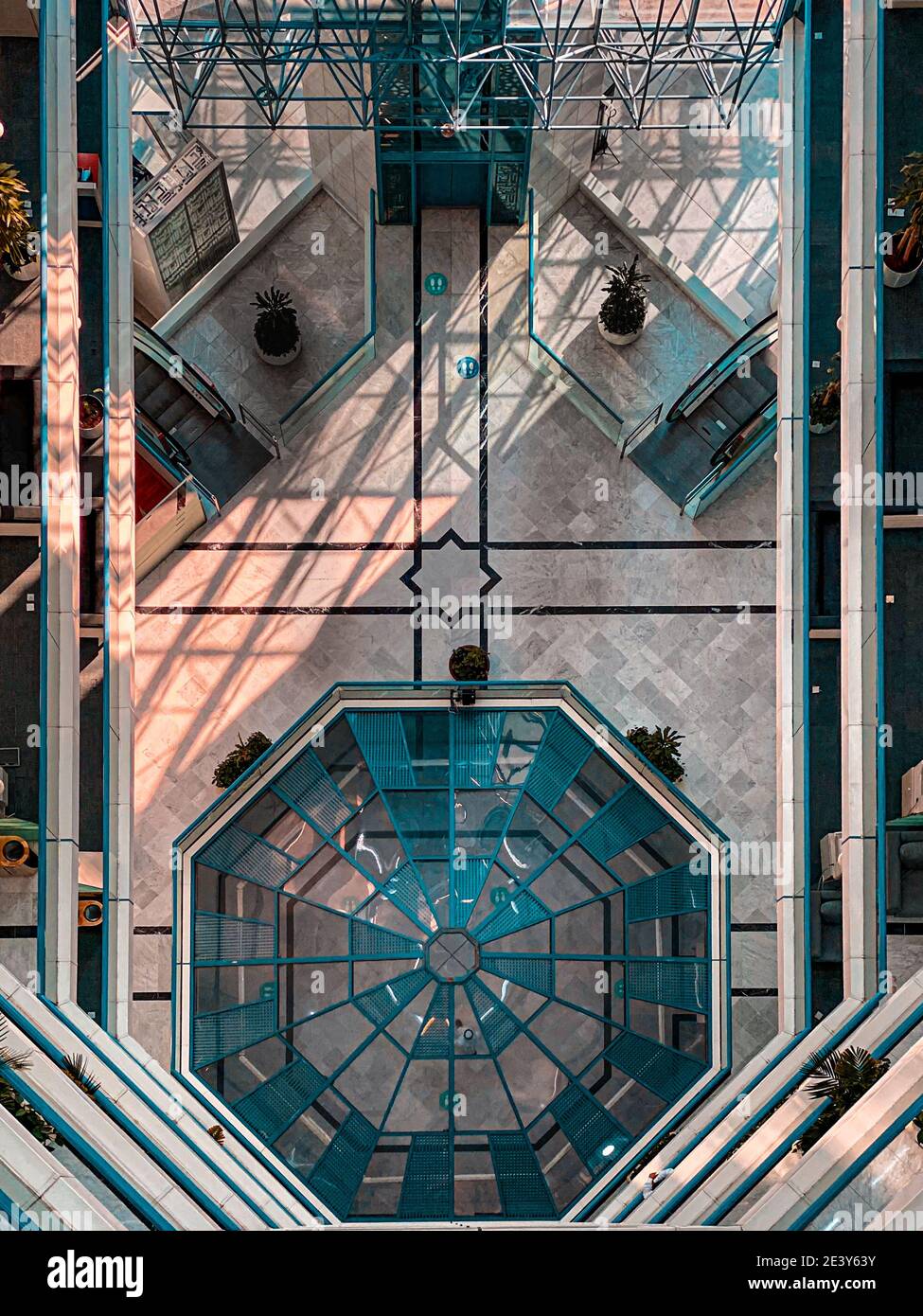 Interior of a skyscrapper building Stock Photo - Alamy