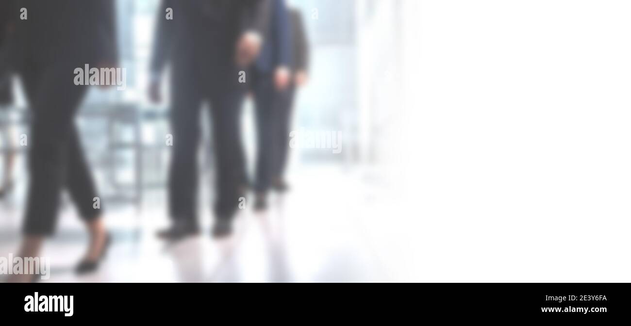close up. office employees entering the work office Stock Photo - Alamy