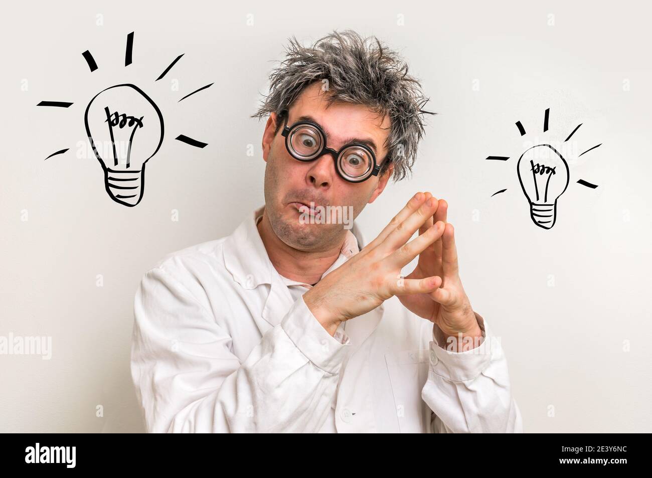 Crazy Inventor High Resolution Stock Photography and Images - Alamy